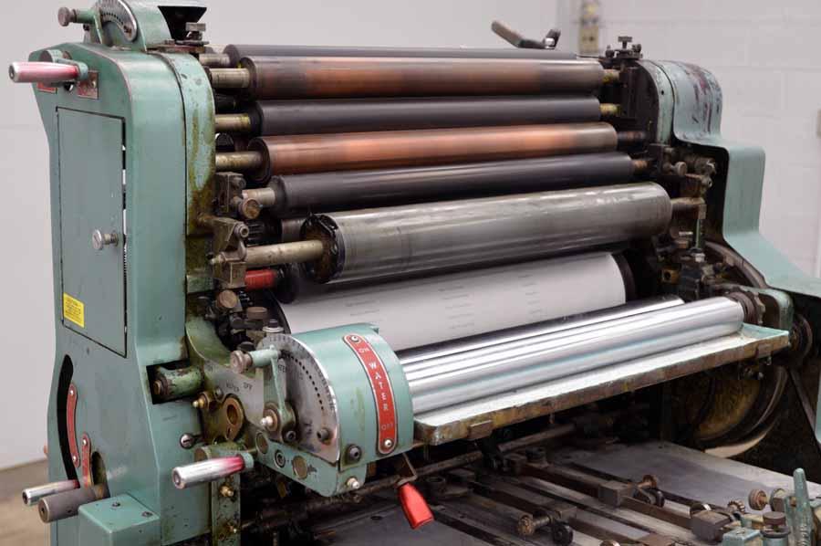 Lot #105: ATF Chief 20A 14 x 20 Single Color Offset Press - WireBids